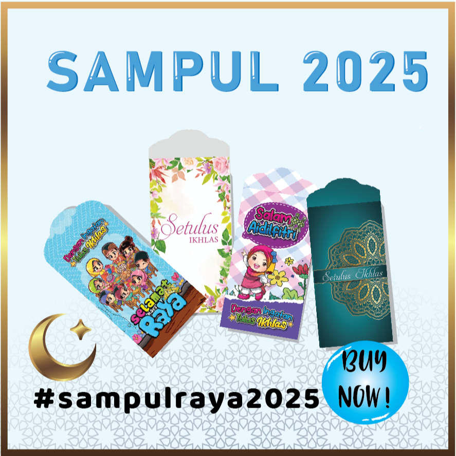 SAMPUL DUIT RAYA 2025 MONEY ENVELOPE EXCLUSIVE DESIGN ( 10 PCS / PKT ...