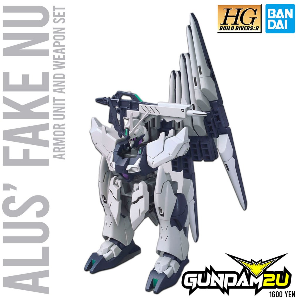 BANDAI HG 1/144 Fake NU Units + Weapon Set - High Grade HGBDR Gundam ...
