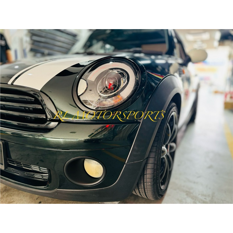 Mini Cooper R55 R56 R57 front headlamp headlight head lamp light bar ...