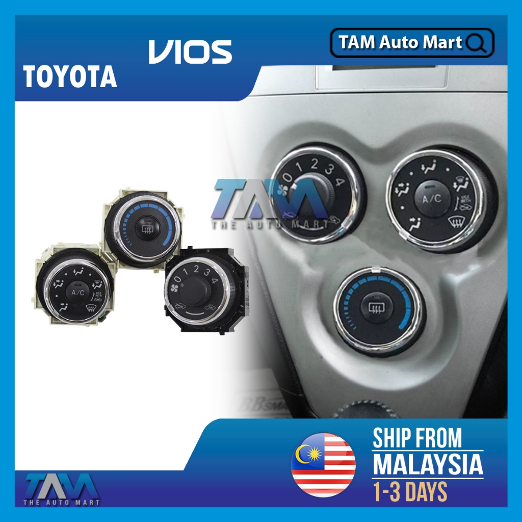Toyota Vios (2nd Gen) Air Cond Switch Button Knob 2007-2012 XP90 NCP93 ...
