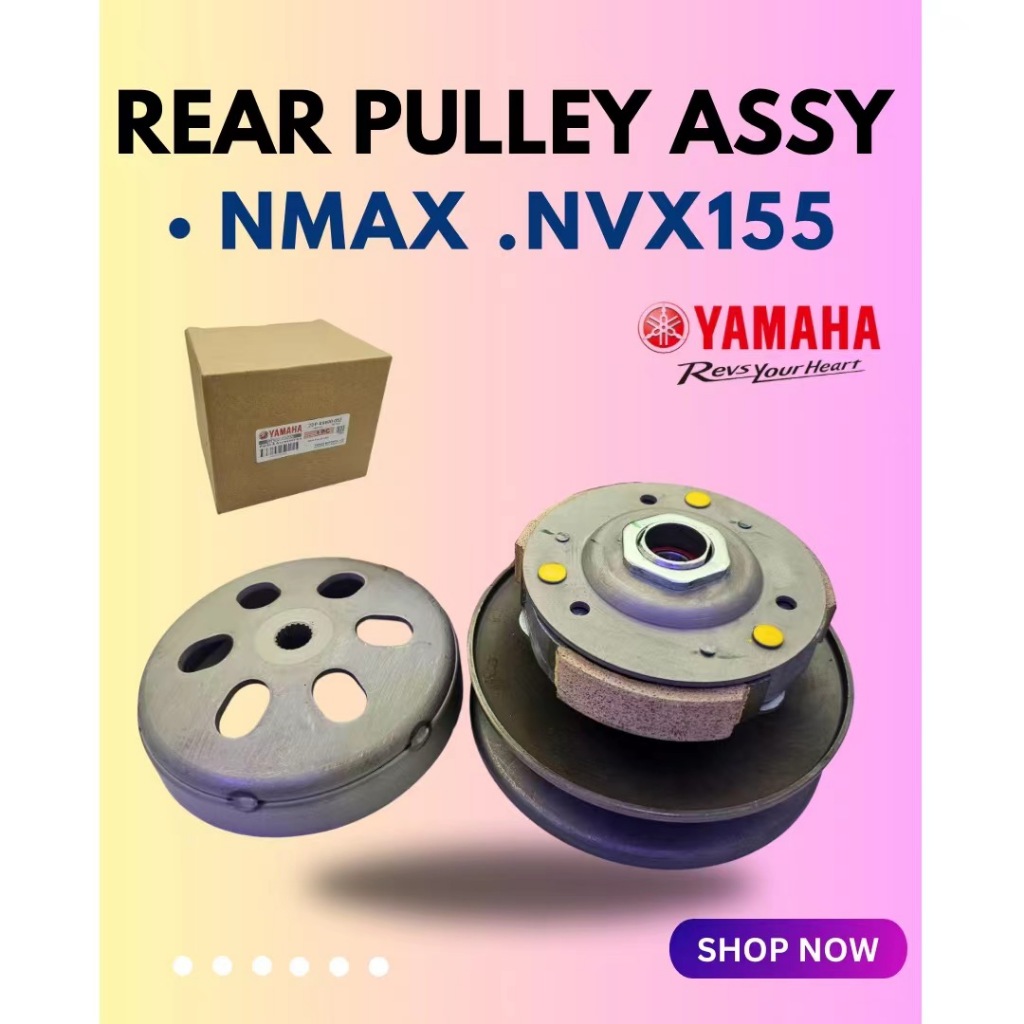 YAMAHA NMAX 155 NVX 155 AUTO CLUTCH REAR PULLEY SET BELAKANG PULLEY RK ...