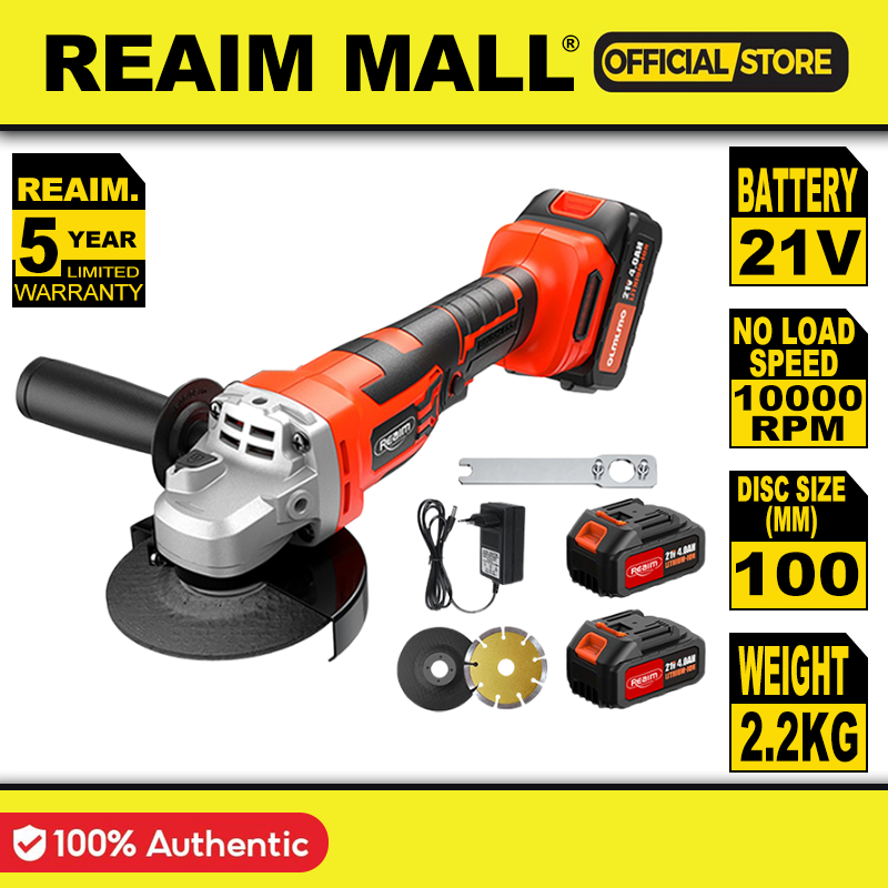 Cordless Angle Grinder Blushless Portable Rechargeable Cutting ...