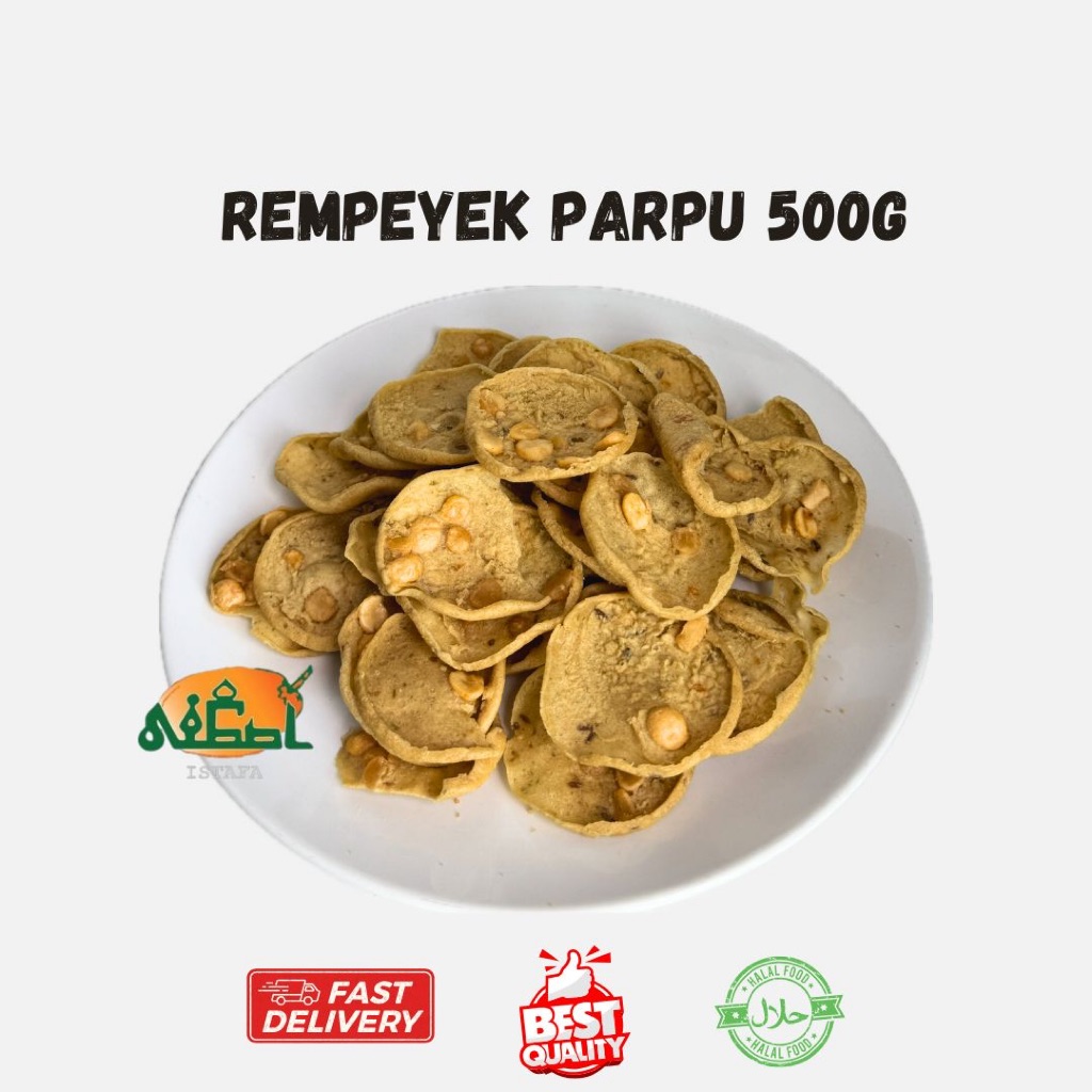Rempeyek Parpu Kacang Dhal 500g ISTAFA | Shopee Malaysia