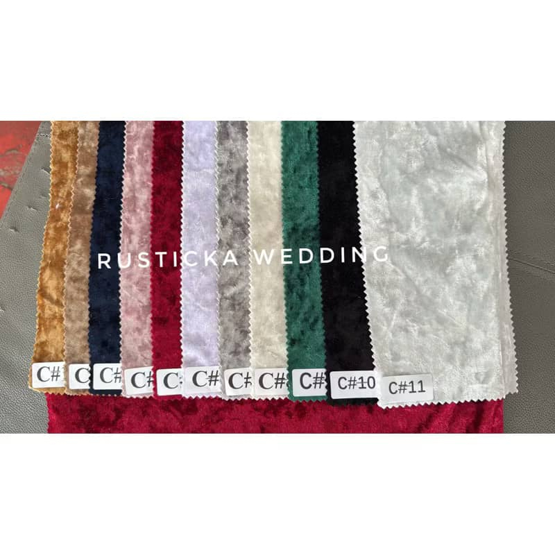 1 Roll ± 60 - 64 Meter Bidang 63inci Kain Velvet Diamond Plush baldu ...
