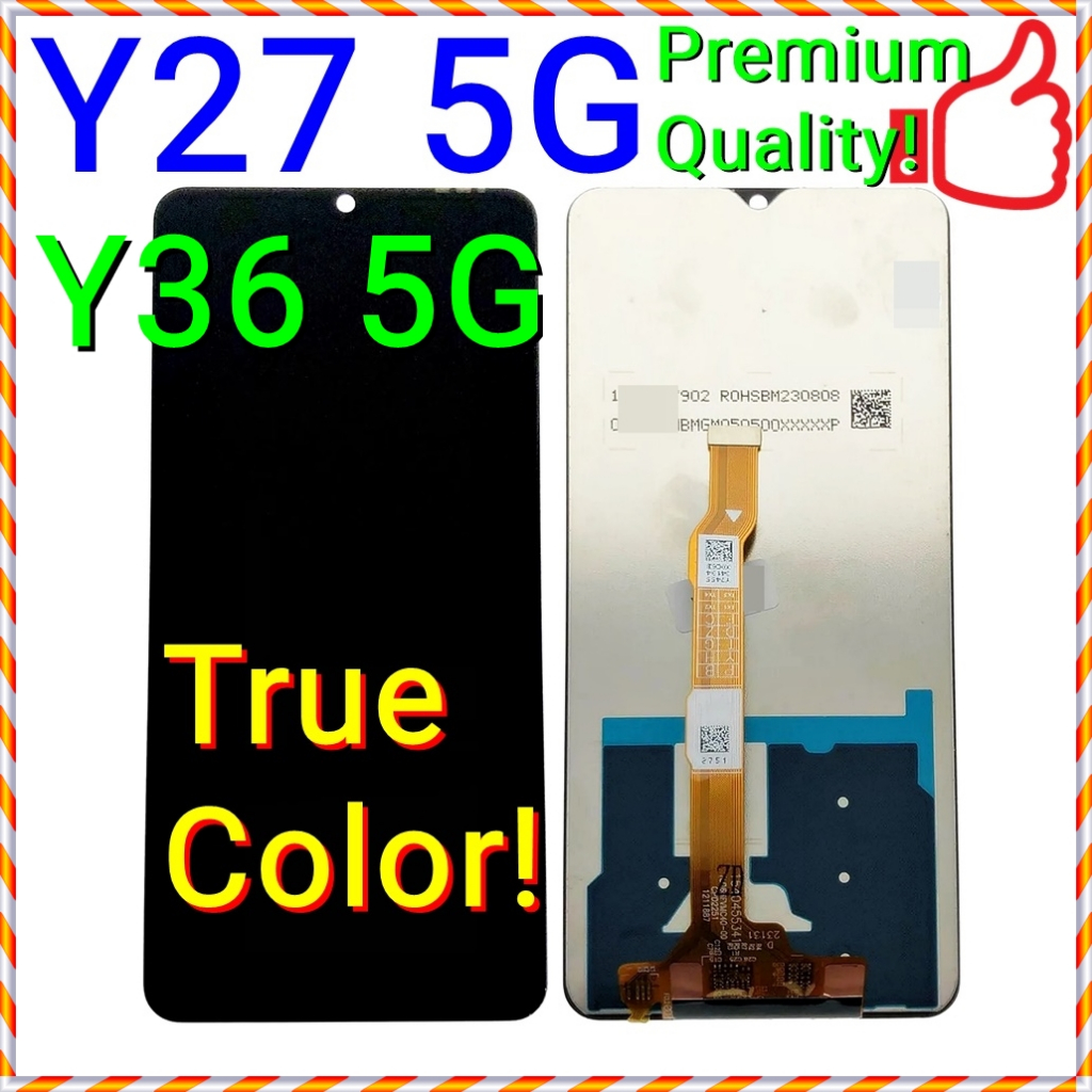 (True Color) NEW ORI IPS LCD Display Touch Screen Digitizer Full Set vivo Y27 5G / Y36 5G ...