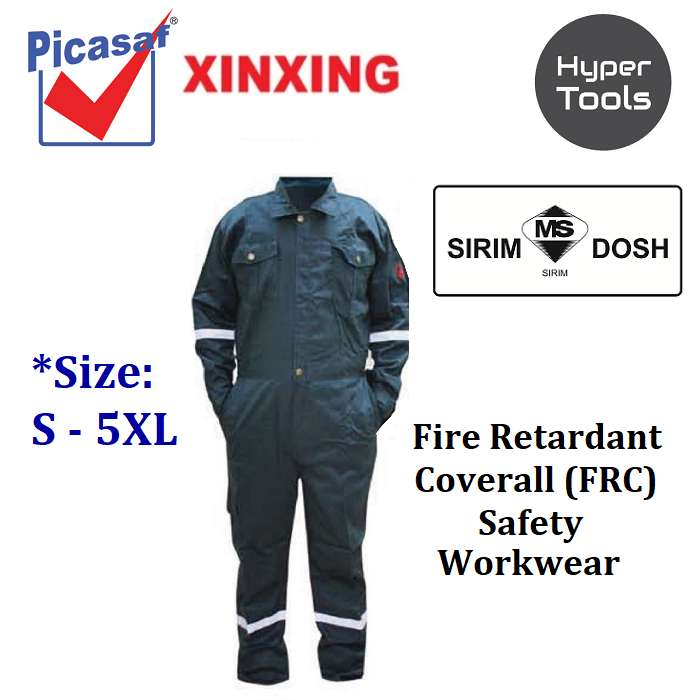 PICASAF Fire Retardant Coverall (FRC) Safety Workwear with SIRIM DOSH ...