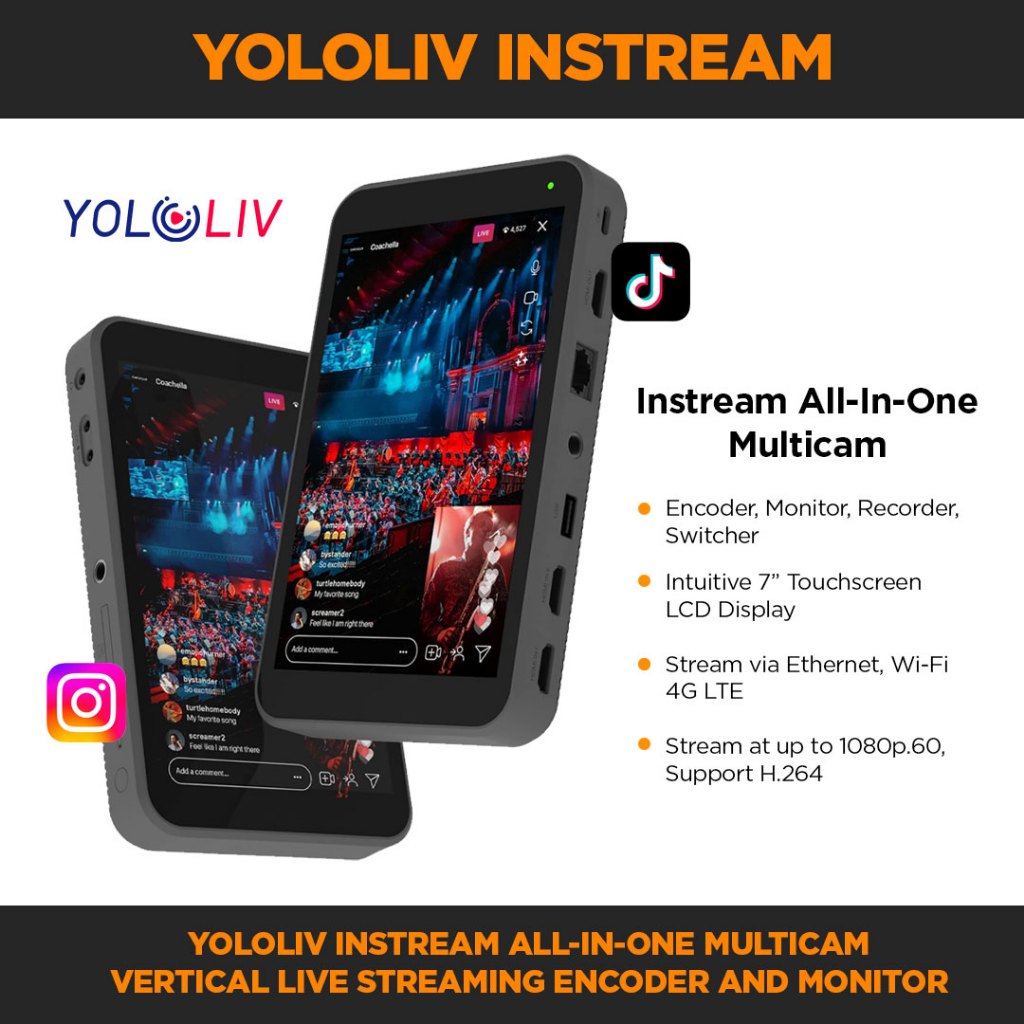 (READY STOCK) - YoloLiv YoloBox Instream - All-In-One Multicam Vertical ...
