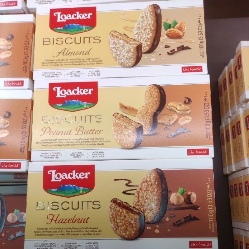 Loacker Biscuits 100g All Flavour (Malaysia)-Halal | Shopee Malaysia