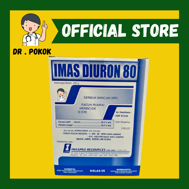 [ORIGINAL] 500G IMAS DIURON 80 Sama HEXTAR ANCOM BM HALEX DIURON 80WP ...