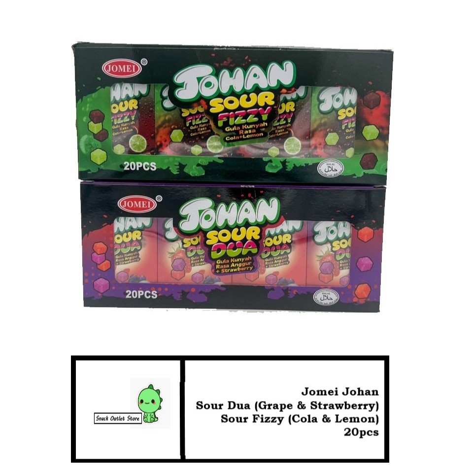 [Ready Stock] (Halal) Jomei Johan Sour Dua ( Grape & Strawberry)/ Johan ...