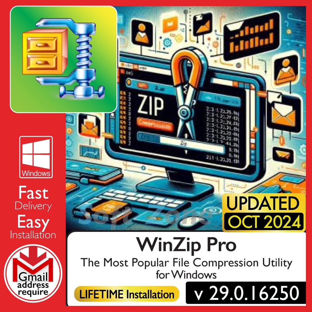 WinZip Pro 29.0.16250 - File Compression Utility for Windows [WINDOWS ...