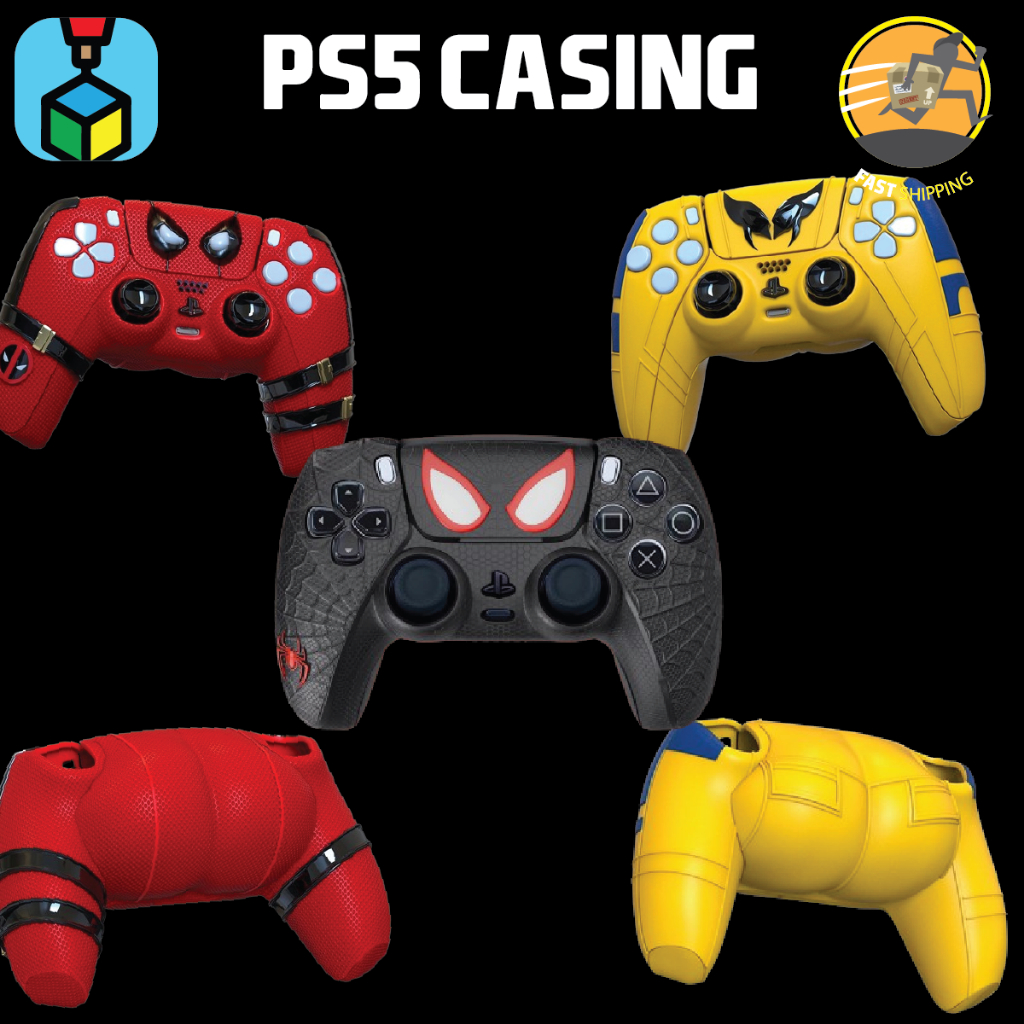 Playstation 5 Controller Casing Deadpool And Wolverine | Shopee Malaysia