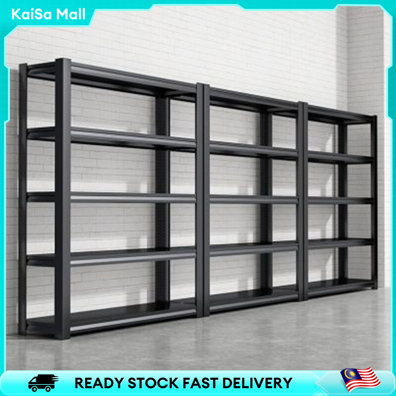 5 Tier Heavy Duty Boltless Rack Rak Dapur Metal Warehouse Storage rack ...