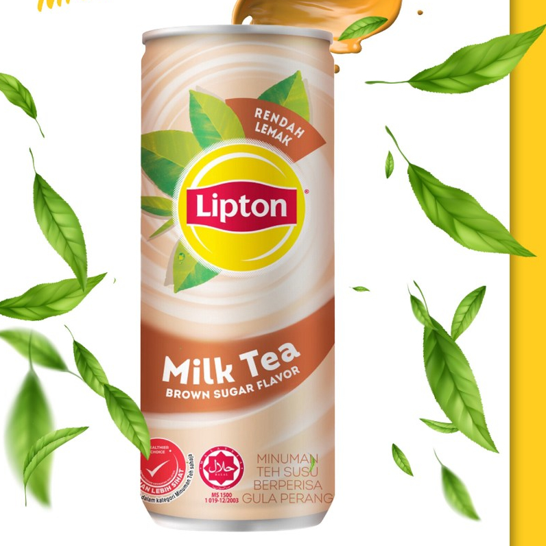 lipton milk tea brown sugar flavor 240ml | Shopee Malaysia