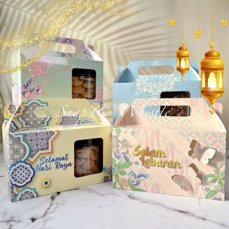 [NEW DESIGN] 2025 Hari Raya Aidilfitri Gift Box Kotak Kuih Raya ...