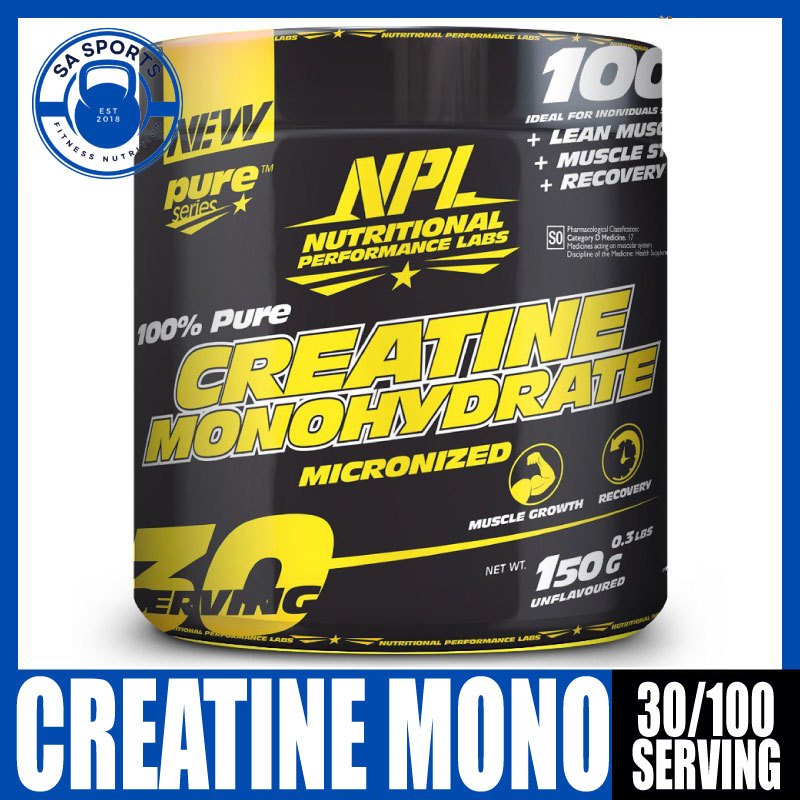 NPL Creatine Monohydrate Unflavored/Natural (150/500g) | Shopee Malaysia