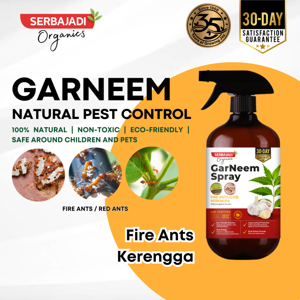 GarNeem Organic Fire Ants Control/ Organic Repellent Made from Neem ...