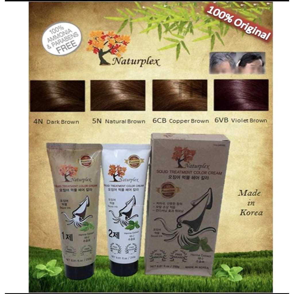 Naturplex Korea Squid Ink Treament Color Cream 500ml Colour Cream Hair ...