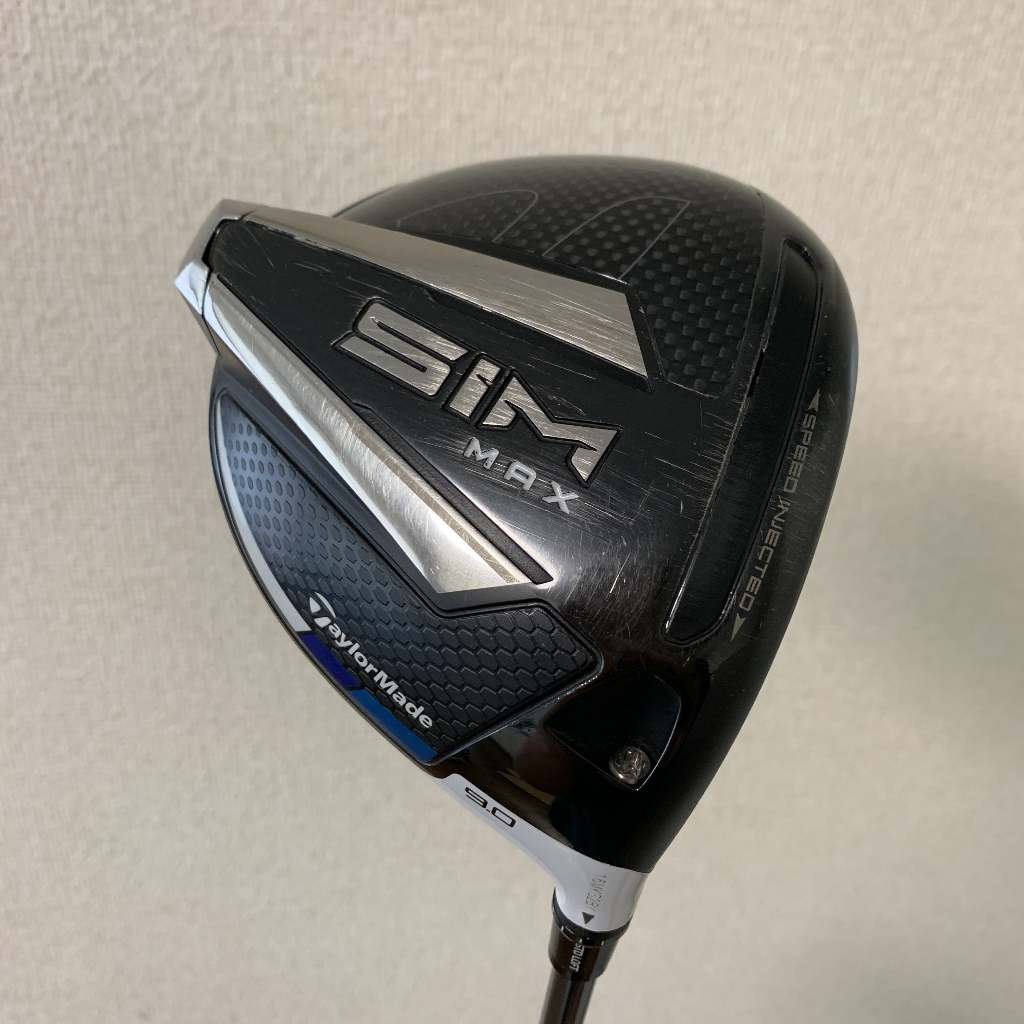 TaylorMade SIM MAX Driver with Head cover TENSEI BLUE TM50 FlexS 9 Used | Shopee Malaysia