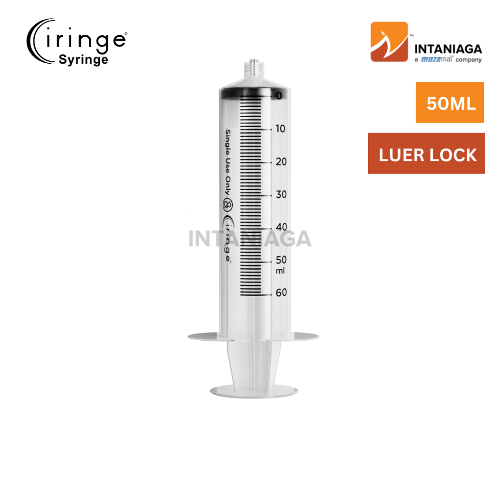 CIRINGE, Syringe Picagari Luer Lock, Size 50 ml - 25 pcs | Shopee Malaysia