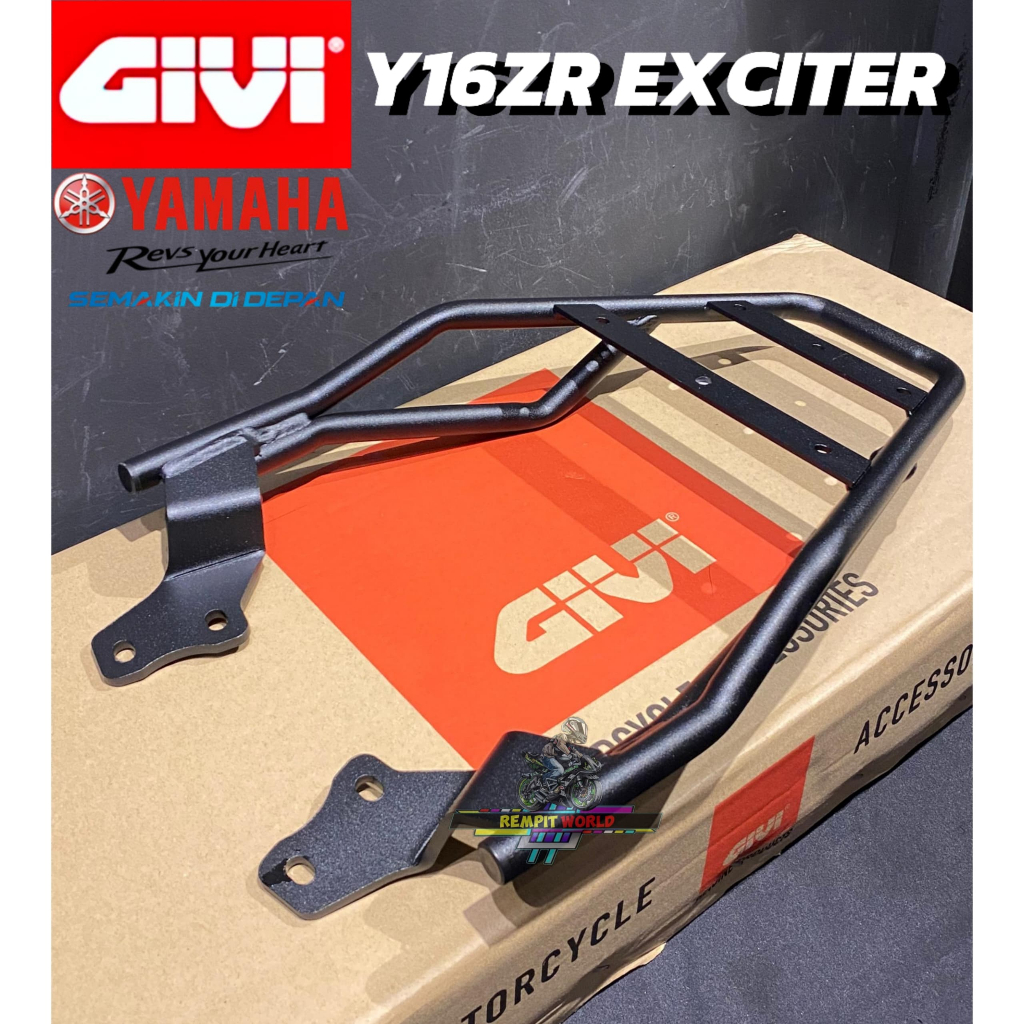 MONORACK GIVI Y16ZR Exciter155 Rack Advance Black ORIGINAL BLACK ...