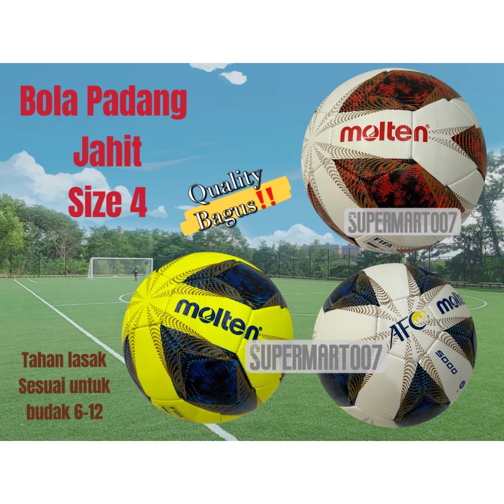 Bola sepak size 4/ soccer ball size 4/ bola padang kanak-kanak/ bola ...