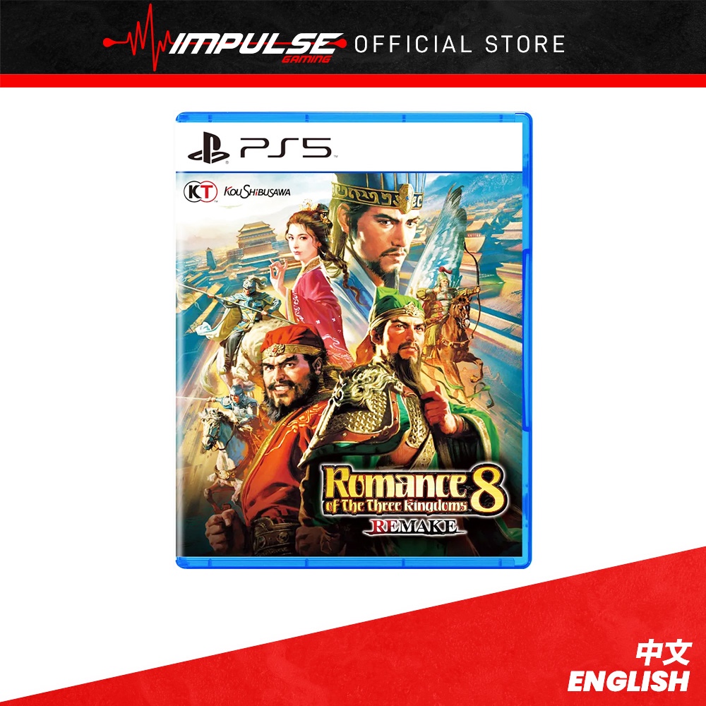 PS5 Romance of the Three Kingdom 8 Remake Chi/Eng Version 三國志8 Remake 中英文版 | Shopee Malaysia