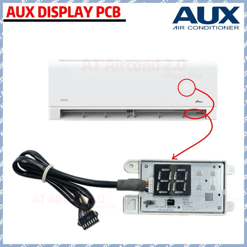 Aux Display Pcb/Receiver Aircond Aux | Shopee Malaysia