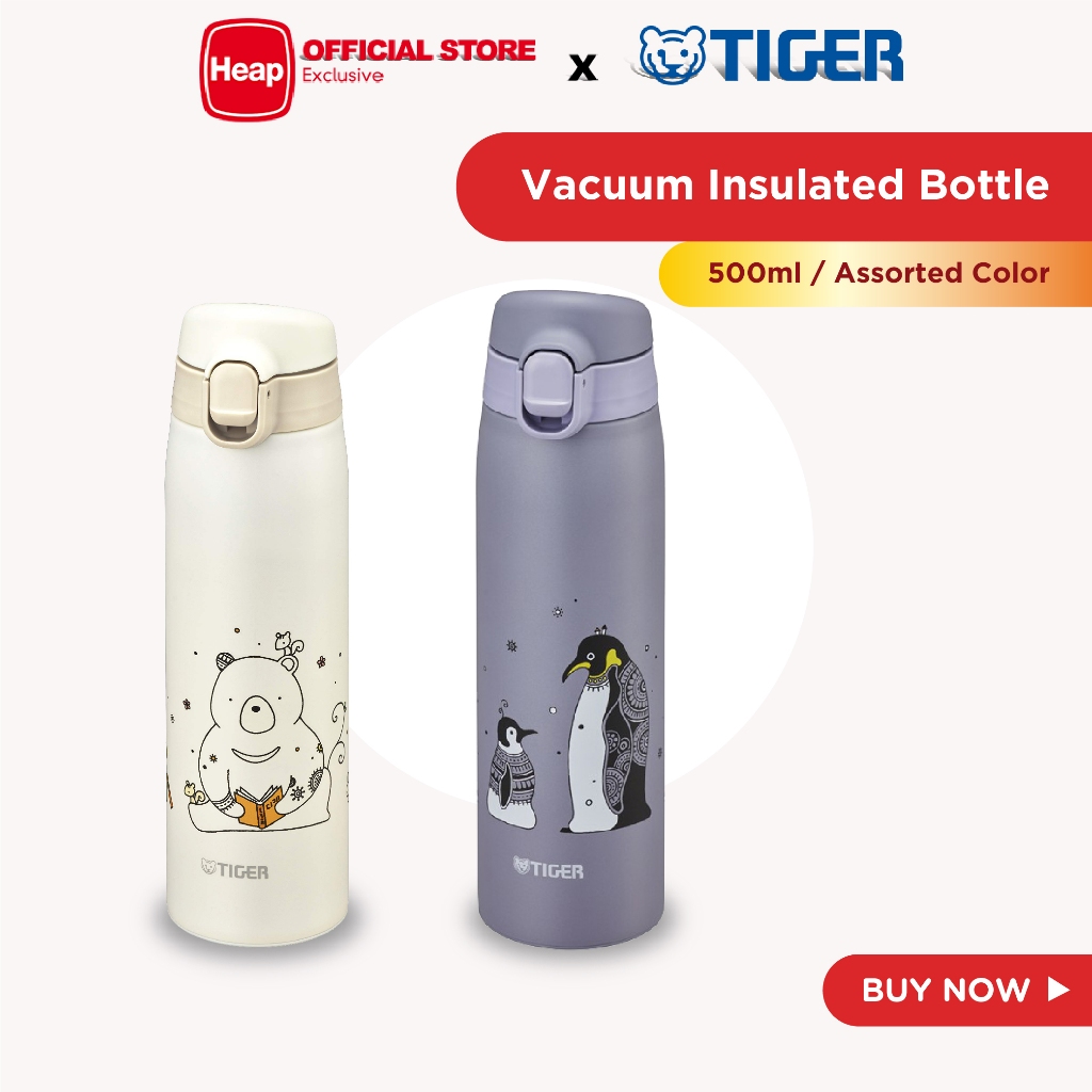 Tiger Brand Vacuum Insulated Bottle - Assorted Color (500ML) [Model ...