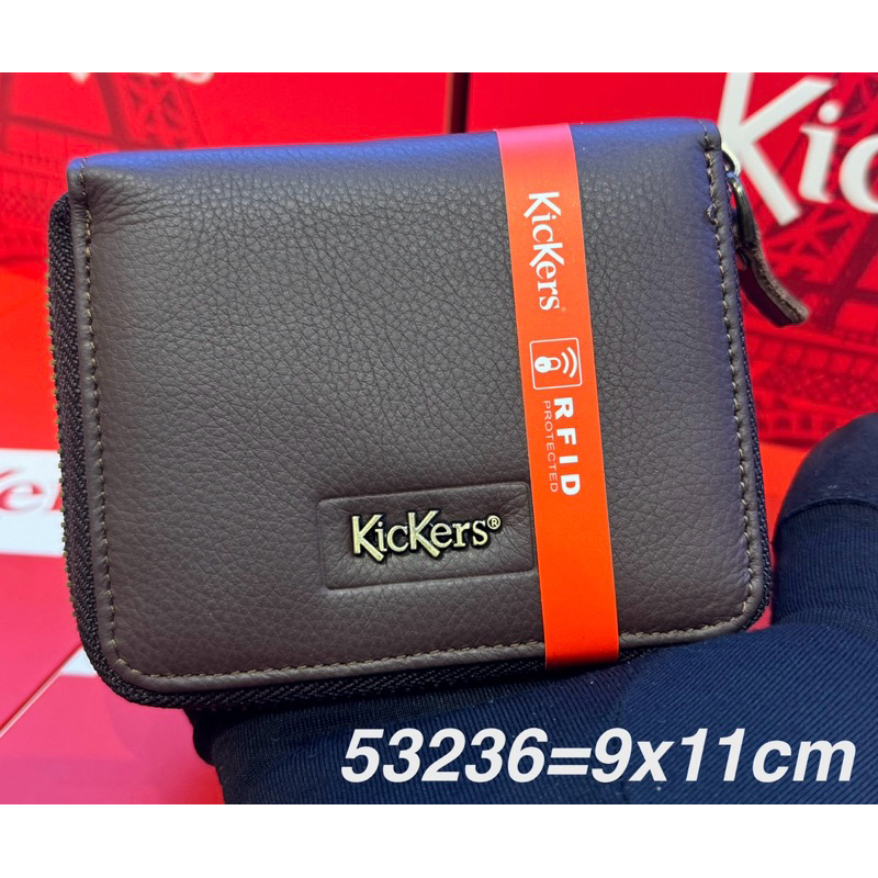 Kickers Genuine Leather RFID Zip Wallet 💯% Ori ( 53236 ) | Shopee Malaysia