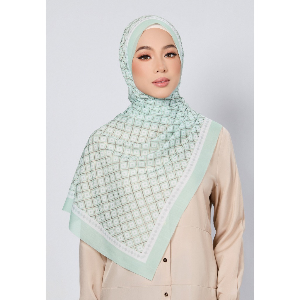 ARIANI SHAWL CAMIA VOILE PRINTED LASERCUT | Shopee Malaysia