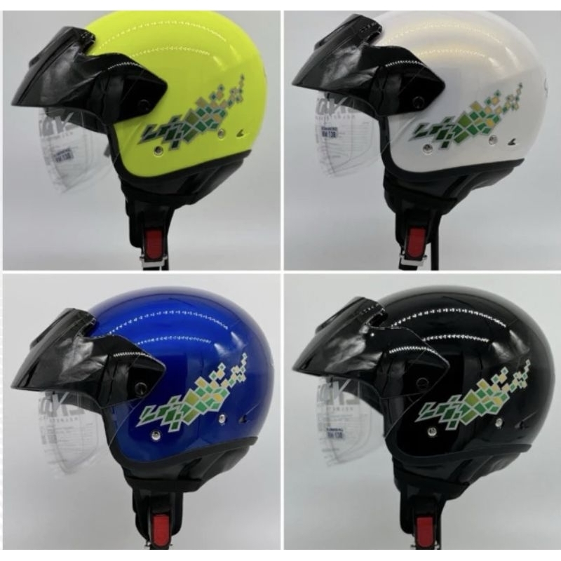 (STOCK CLEARANCE) HELMET SGV RIDER 2 KETUPAT SPECIAL EDITION SIRIM ...
