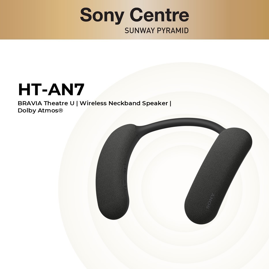 SONY HT-AN7 | BRAVIA Theatre U | Wireless Neckband Speaker SONY HT-AN7 | BRAVIA Theatre U | Wireless Neckband Speaker