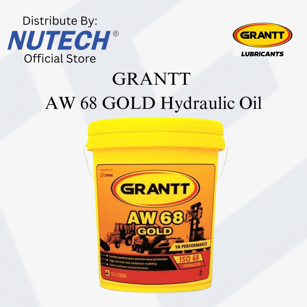 18L GRANTT ISO AW68 GOLD HYDRAULIC OIL | Shopee Malaysia