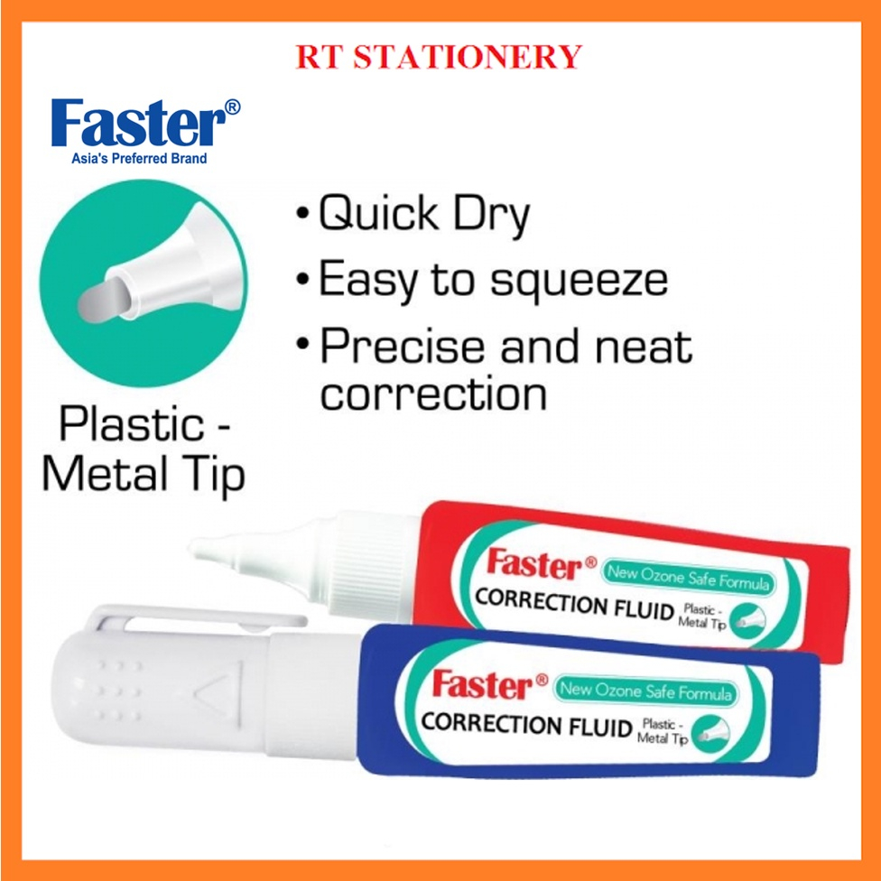 Faster Correction Fluid/ Faster Correction Pen CP-F-706 | Shopee Malaysia