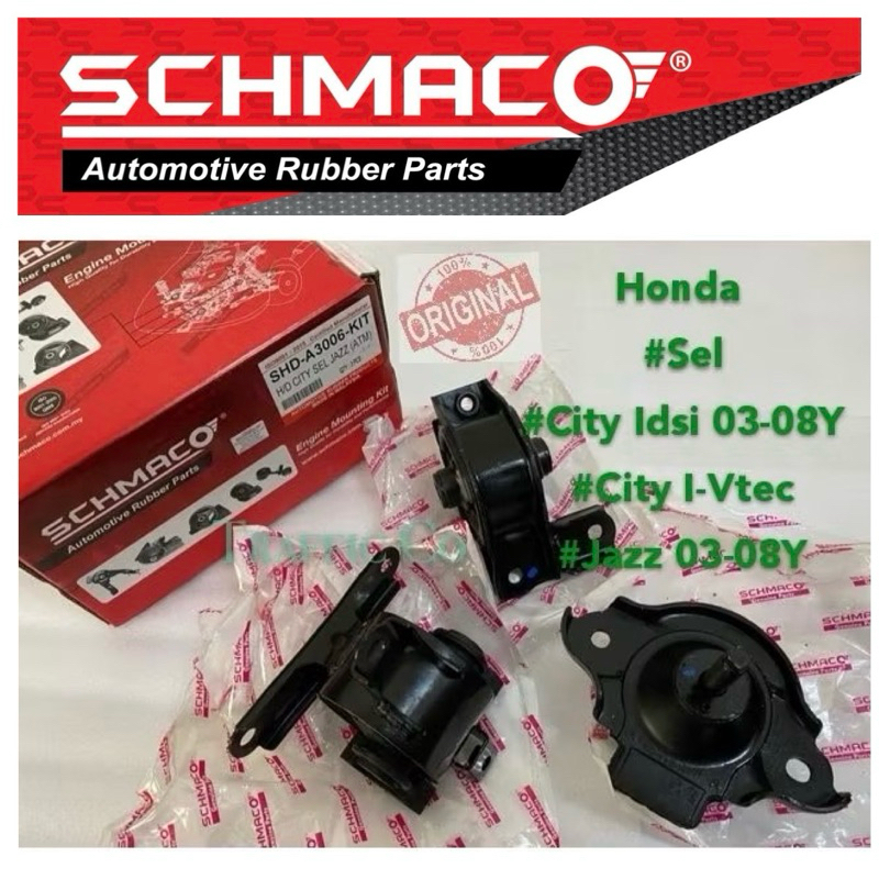 Schmaco Honda City Sel Gd8 Jazz Saa Gd3 Engine Mounting Kit Set | Shopee Malaysia