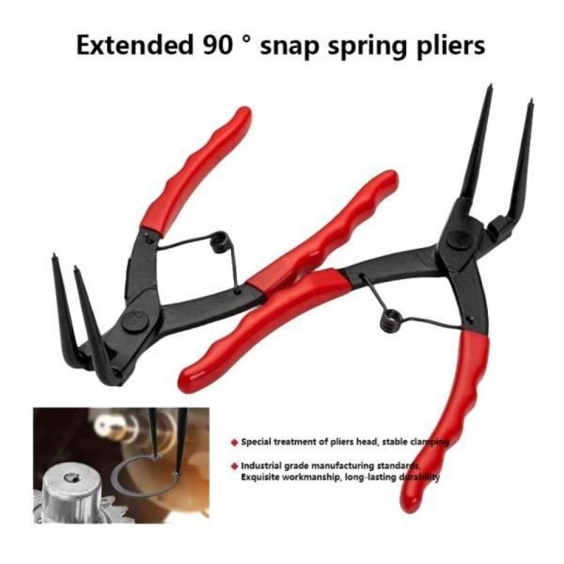 Internal 90 Degree Long Spring Bending Circlip Snap Ring Plier Pliers ...