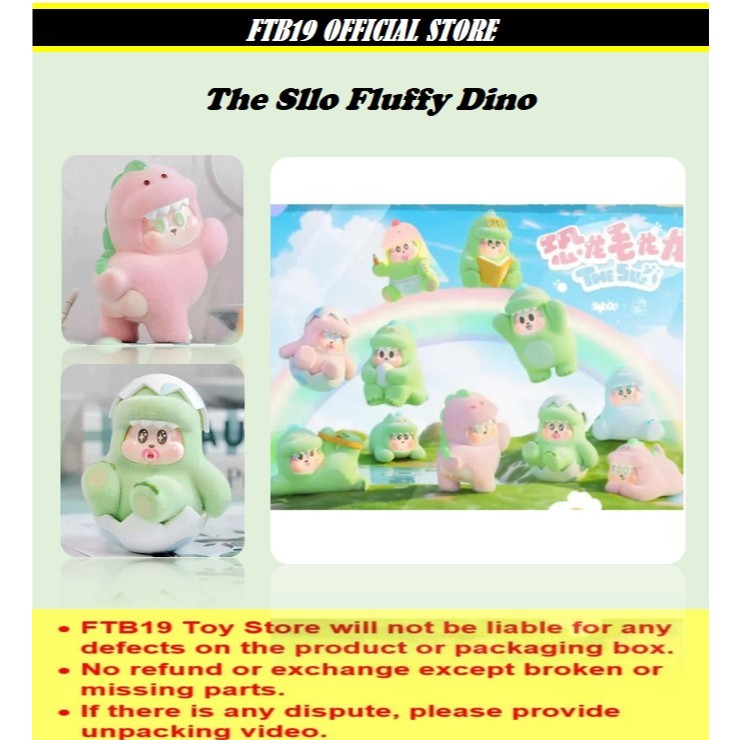 THE SLLO FLUFFY DINO SERIES BLINDBOX THE SLLO恐龙毛龙龙系列盲盒 | Shopee Malaysia