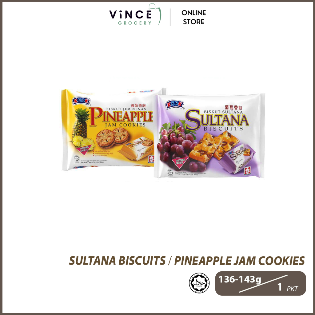 HUP SENG KERK Sultana Biscuits / Pineapple Jam Cookies | 136/143G ...
