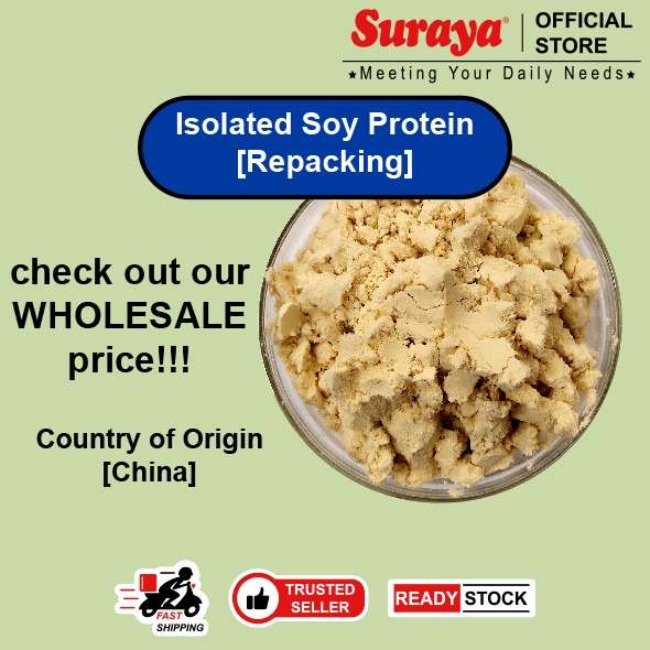 Isolated Soy Protein | Soy Protein Isolate ISP | 大豆分离蛋白 500g | Shopee ...