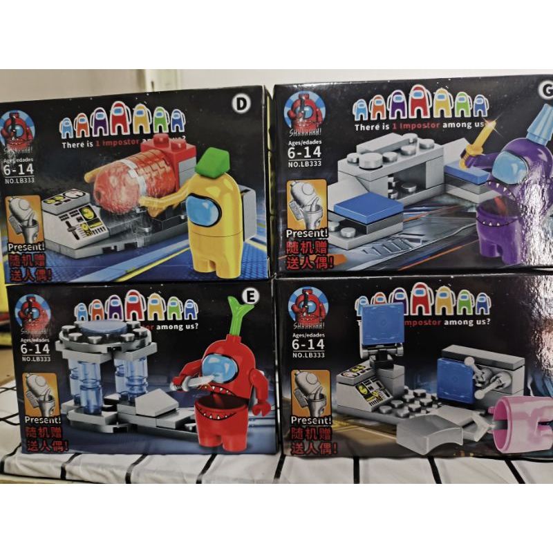 8pcs Among Us puzzle block set CODE: LB333 | Shopee Malaysia