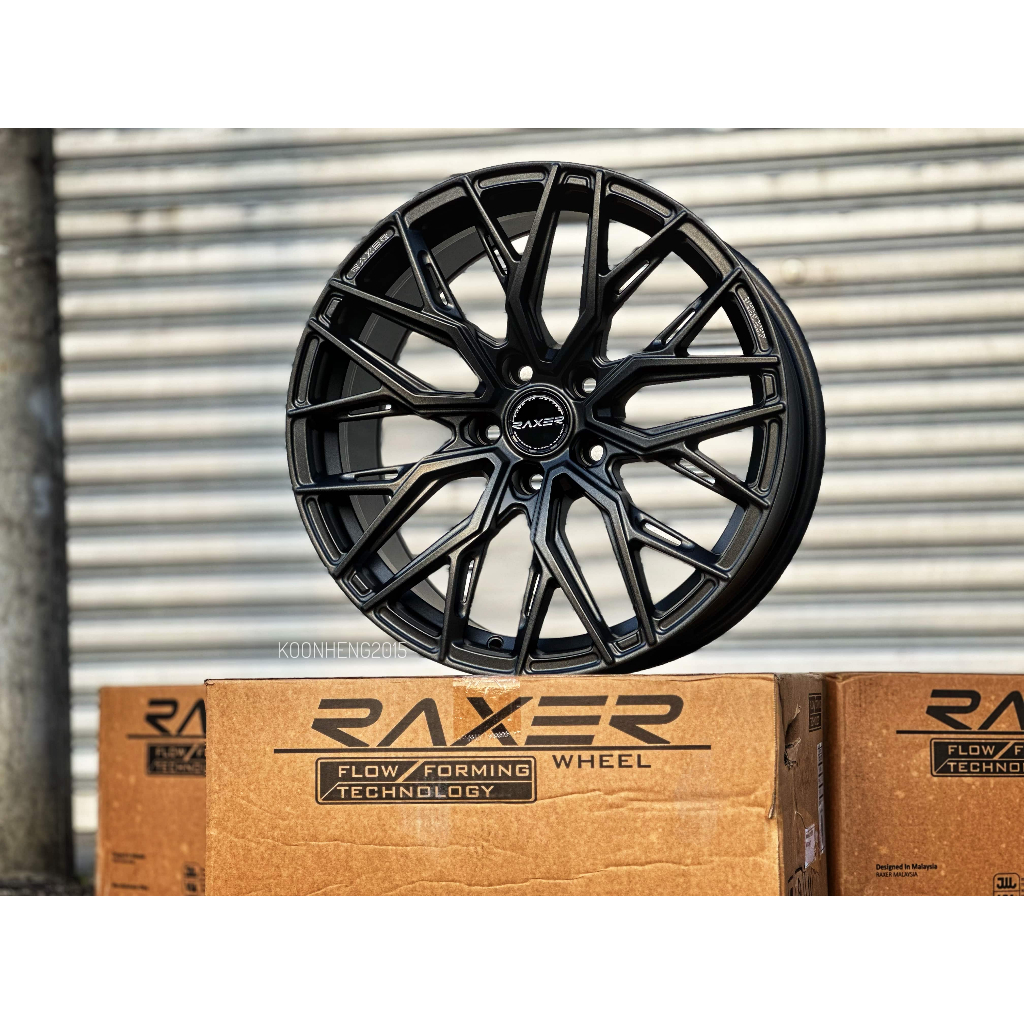 New Car Sport Rim RAXER WHEELS VOX107 with Flow Forming Technology 18x8.5J 5x113 ET42 Dark ...