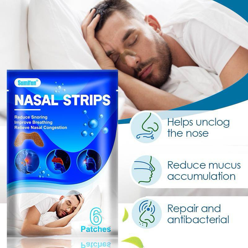 PLASTER NASAL STRIPS PATCH Kurangkan berdengur Perbaiki pernafasan ...