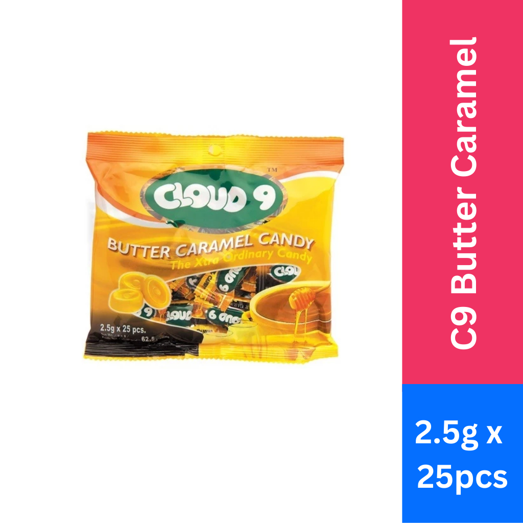 Jack 'n Jill Cloud 9 Candy - Butter Caramel (2.5g x 25pcs) | Shopee ...