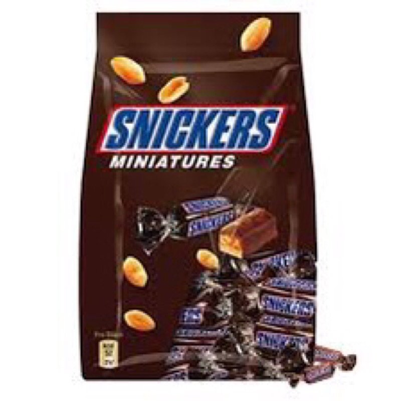 snickers miniatures chocolate 220g | Shopee Malaysia