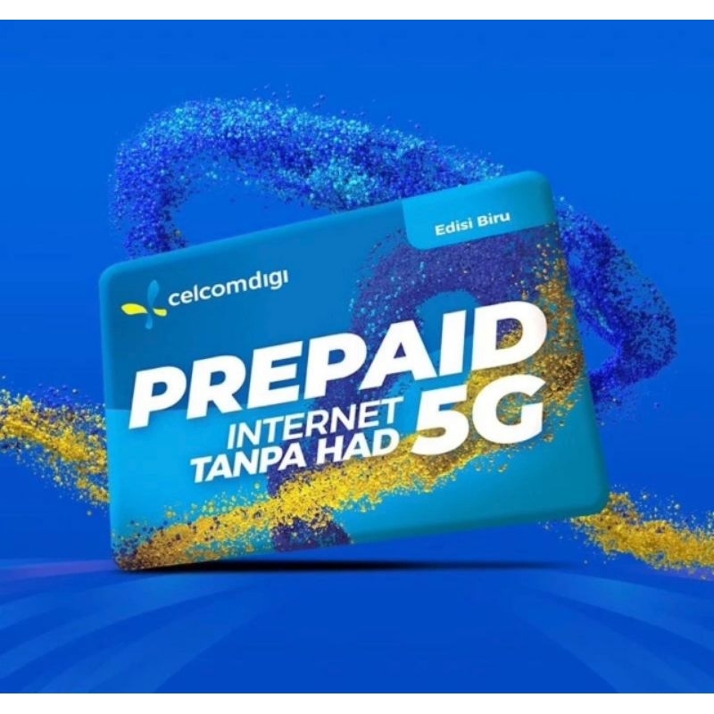 CELCOM PREPAID EDISI BIRU UNLIMITED INTERNET DAN CALL (simkad sahaja)🔥🔥 ...