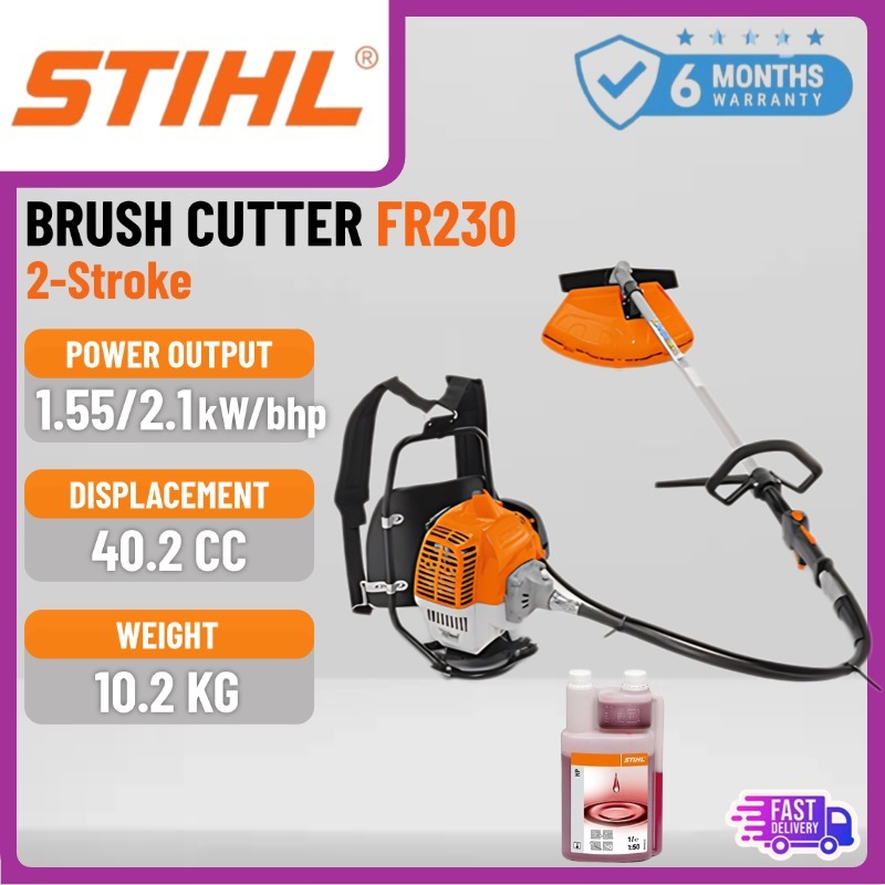 STIHL FR230 2-Stroke 40.2cc Brush Cutter Mesin Rumput | Shopee Malaysia