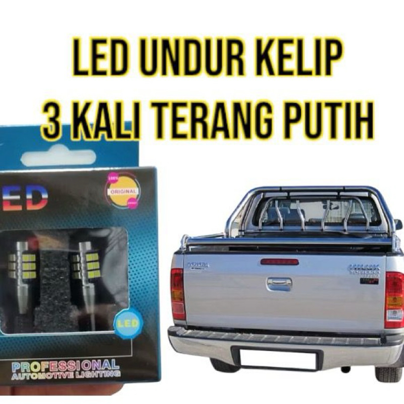 toyota hilux Car LED reverse light bulb lampu reverse kelip 3 kali ...