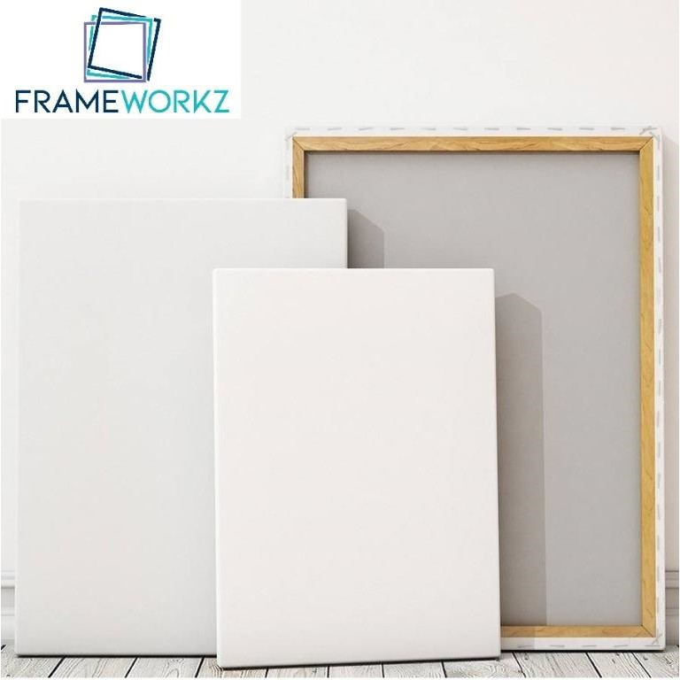 Stretched Artist Canvas [A2,A3,A4], Thickness 4cm for Oil/Acrylic ...