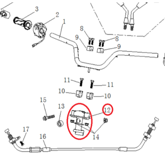 100% ORIGINAL WMOTO ES250i BRACKET // P0125505560000 100% ORIGINAL ...
